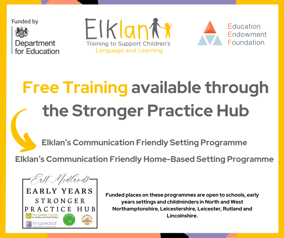 Information session - Communication Friendly Settings for Early Years ...