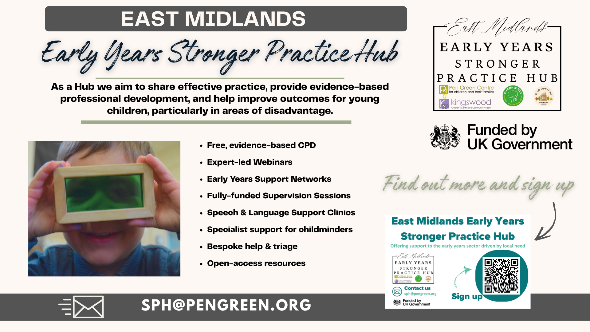 East Midlands Early Years Stronger Practice Hub | Pen Green Children's ...