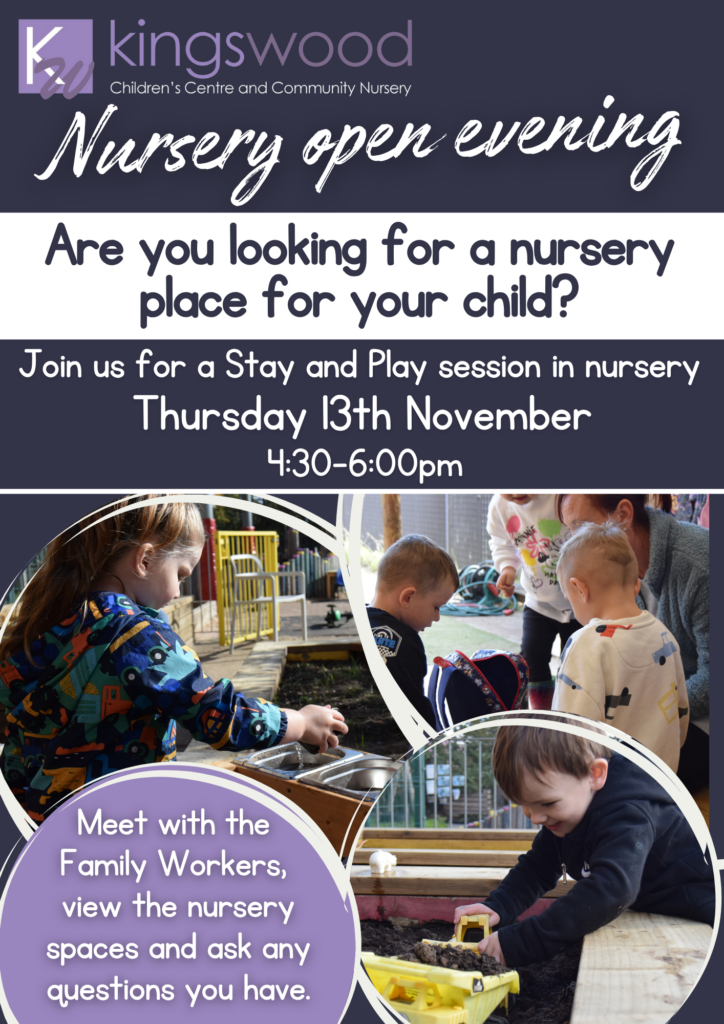 Kingswood Nursery Open Session | Pen Green Children's Centre